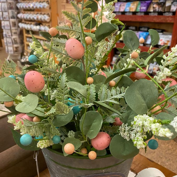 Blue and Pink Easter Egg Spray – Quilted Cabin