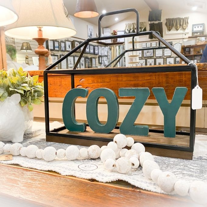 COZY Block Letters – Quilted Cabin