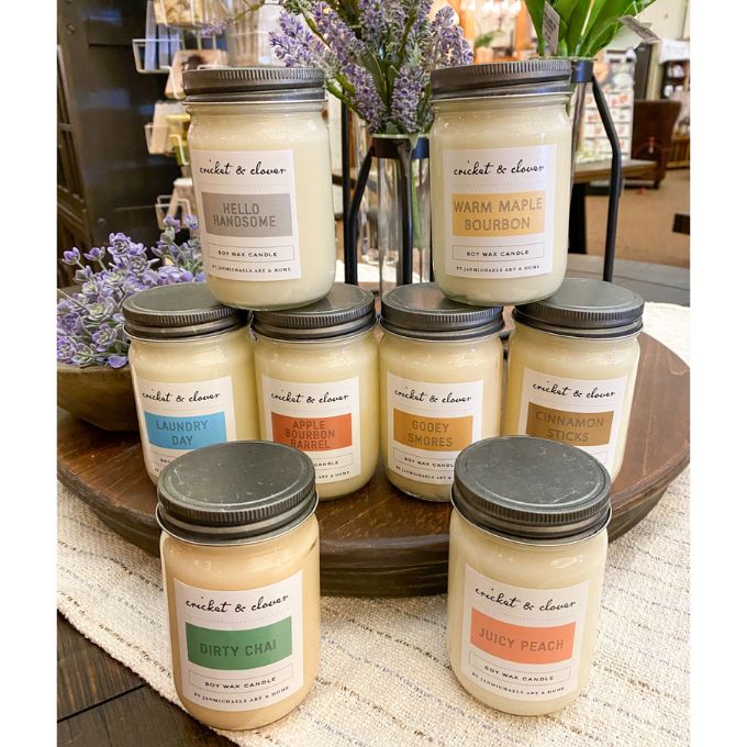 Soy Mason Jar Candles - Eight Styles – Quilted Cabin