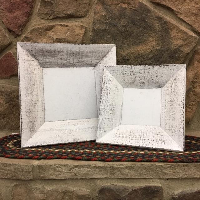 Rustic Square Trays - Two sizes – Quilted Cabin