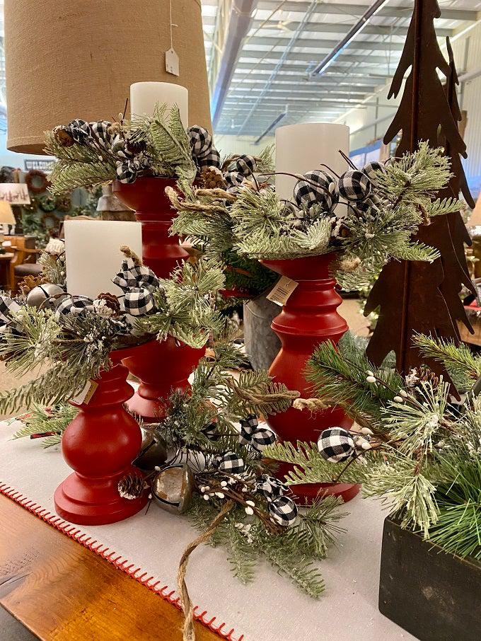 Red Chunky Candlesticks - Three Sizes – Quilted Cabin